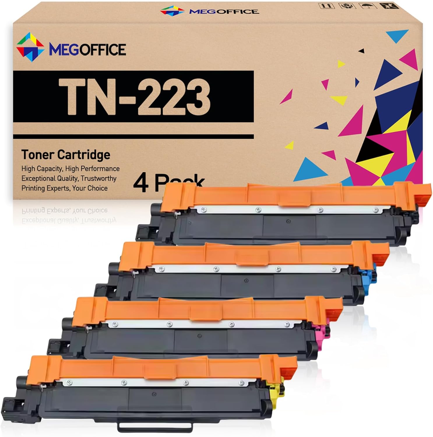 Vivid Colors: MEGOFFICE Toner Set for Brother Printers – GearMustHave