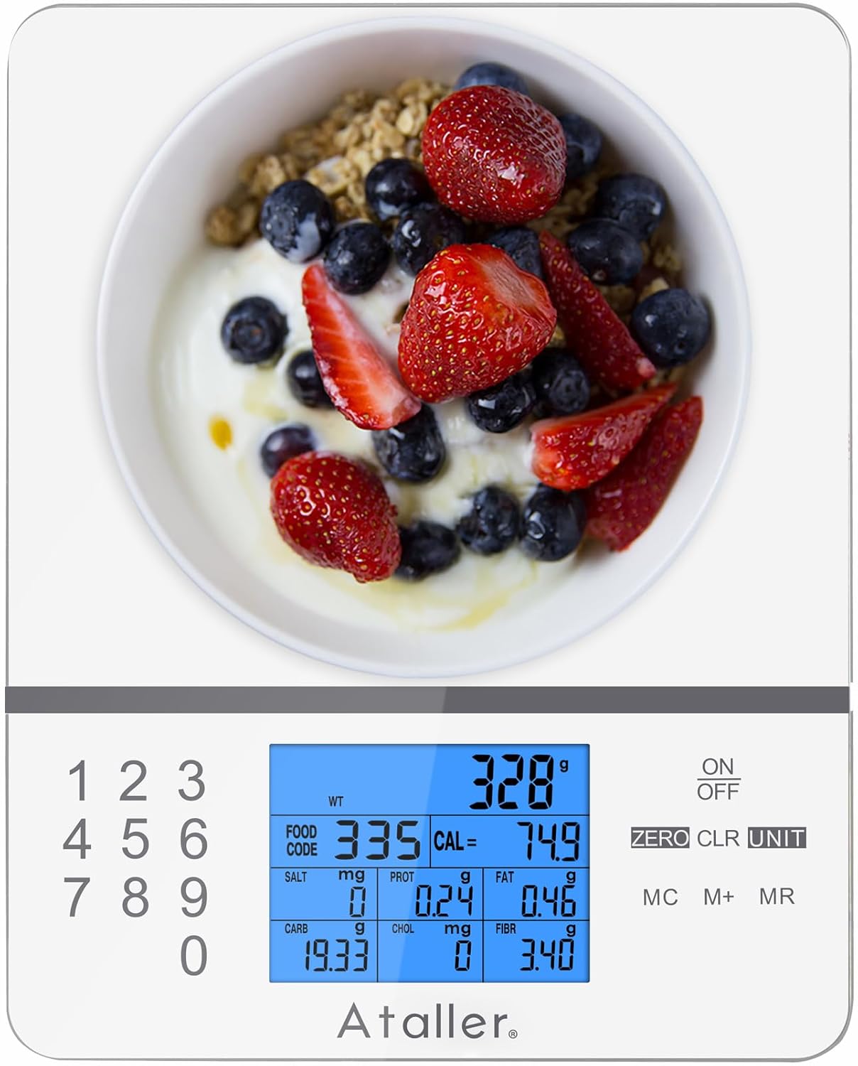 Ataller Nutritional Calculator Food Scale – GearMustHave