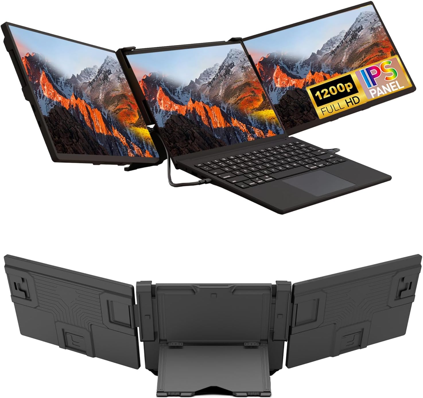 Triple Portable Monitor for Any Laptop – GearMustHave