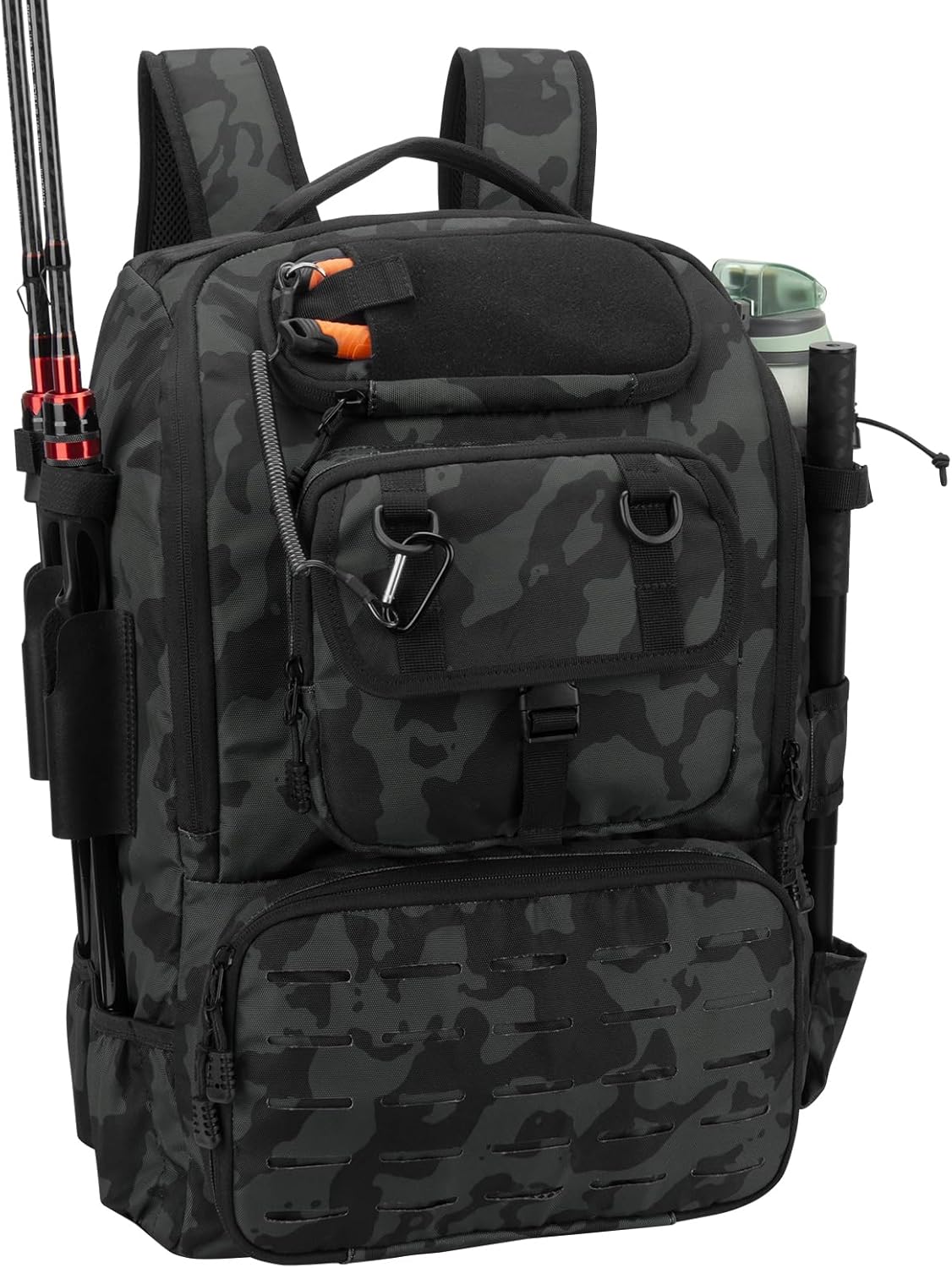 40L Waterproof Fishing Backpack for Rods & Gear – GearMustHave