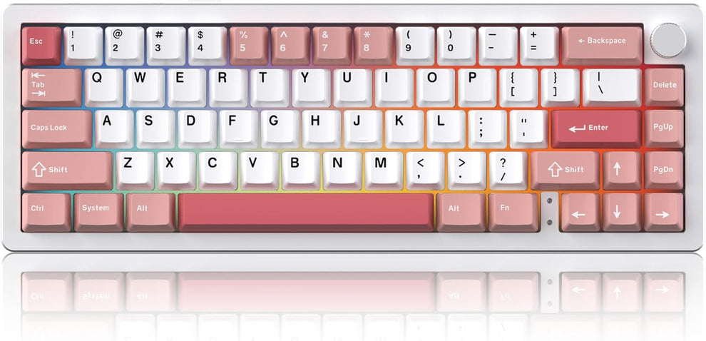 Nabi NB1: Wireless 65% Gaming Keyboard, Hot-Swappable Milk Linear Swit ...