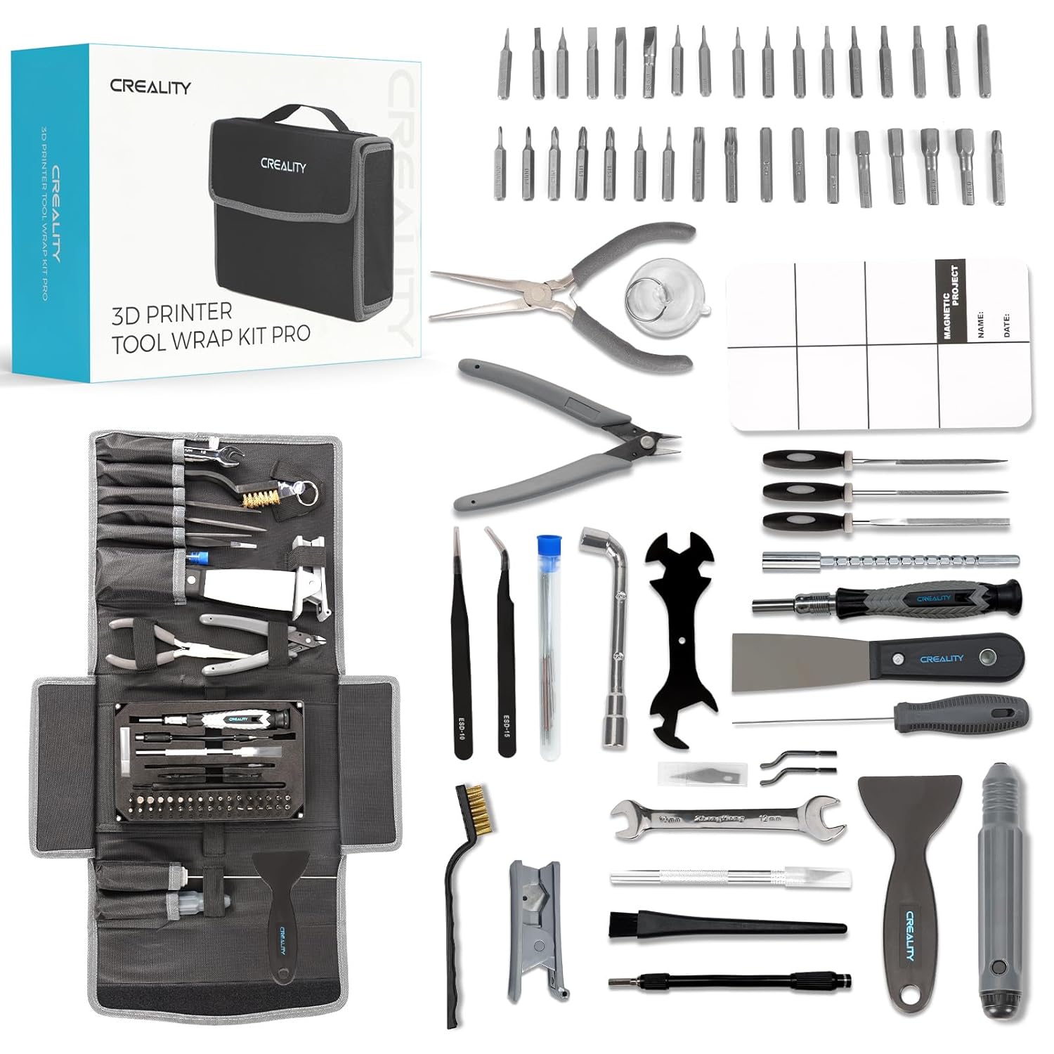 Ultimate 74PCS Creality 3D Print Tools Kit – GearMustHave
