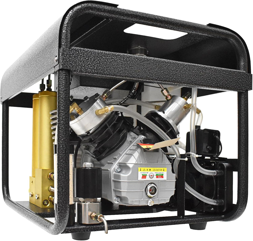 High Pressure Dual Cylinder Air Compressor – GearMustHave