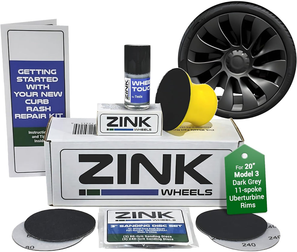 Premium Tesla Wheel Curb Rash Repair Kit for Model 3 Rims – GearMustHave