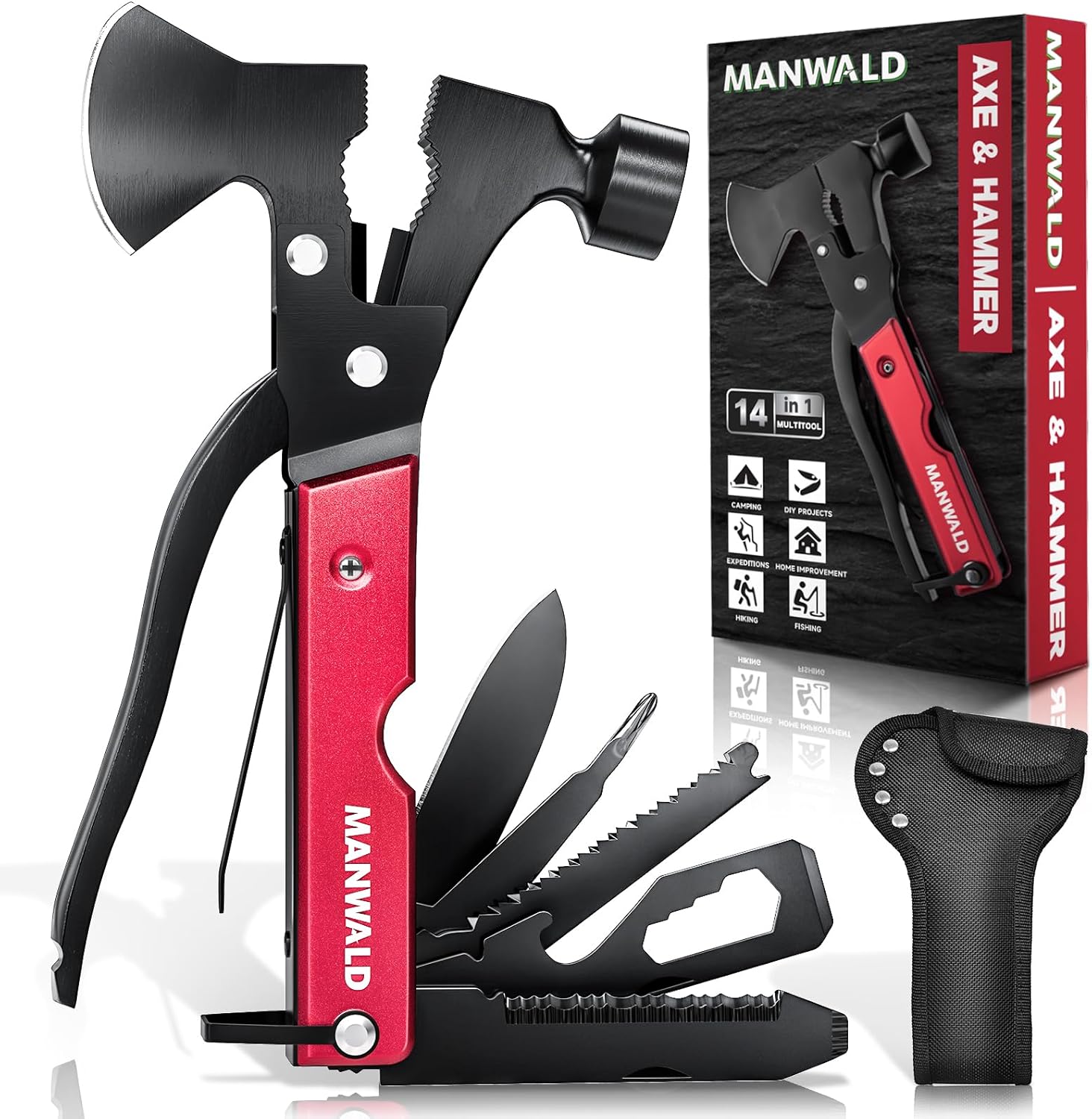 Ultimate Survival Companion: MANWALD Multitool Axe – GearMustHave