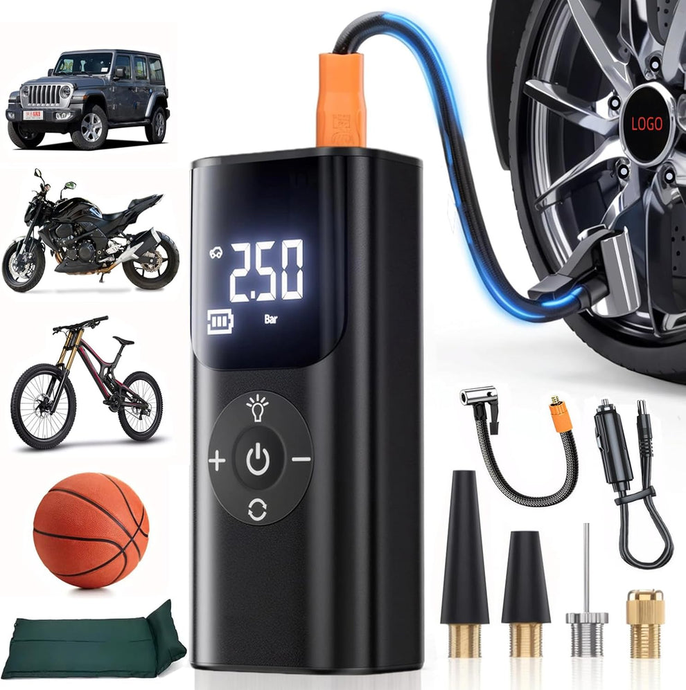 Compact Cordless Tire Inflator - Quick Inflation Anywhere! – GearMustHave