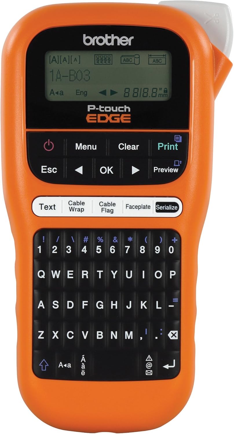 Brother PTE110 Industrial Labeling Tool - Easy 12mm Labels! – GearMustHave