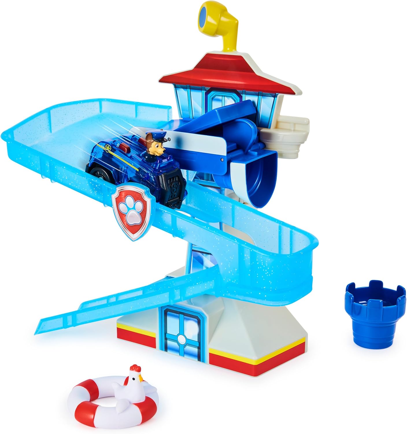 Light-Up Chase Vehicle Bath Playset for Kids – GearMustHave