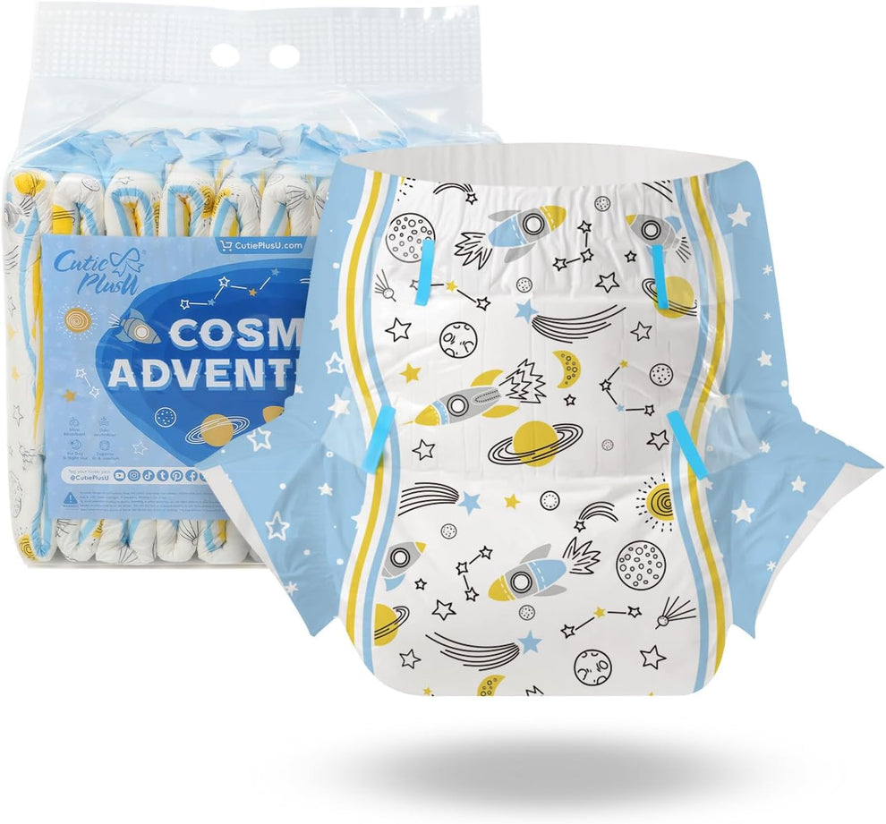 Maximum Overnight Absorbency Adult Diapers - Cosmic Adventurer ...