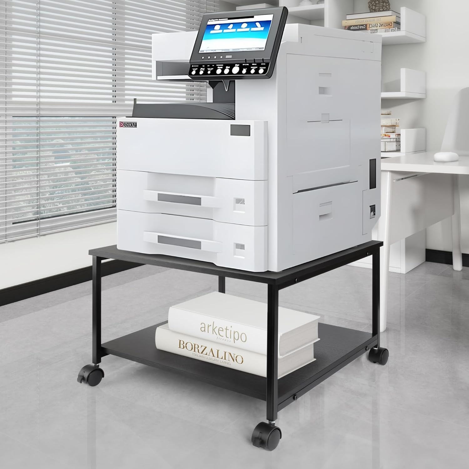 Sutex 2 Tier Heavy Duty Printer Stand - Mobile & Spacious – GearMustHave