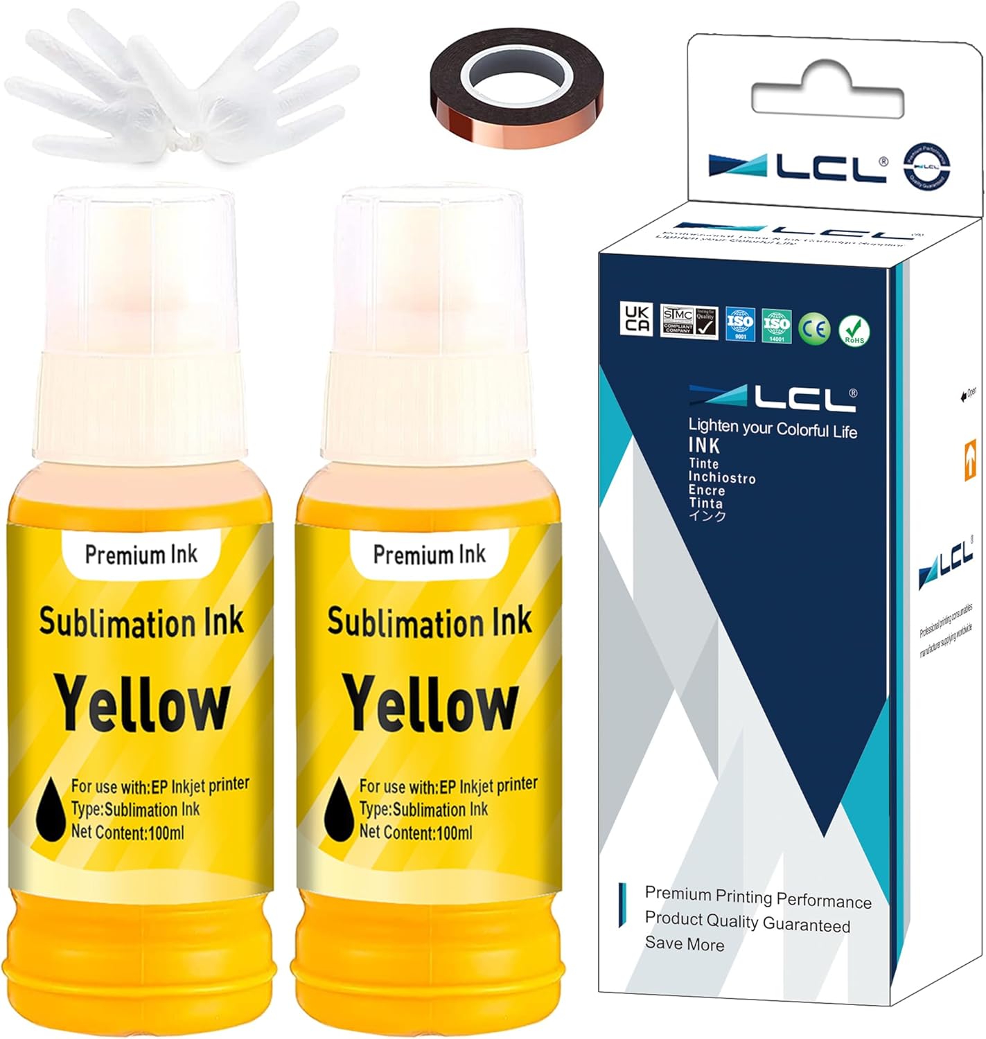 Vivid Yellow Sublimation Ink for Heat Press Transfer – GearMustHave