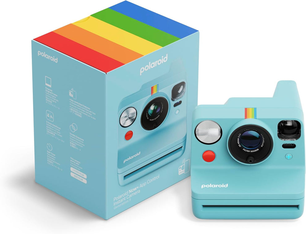 Polaroid Now+ Bluetooth Camera - App Controlled - Arctic Blue ...