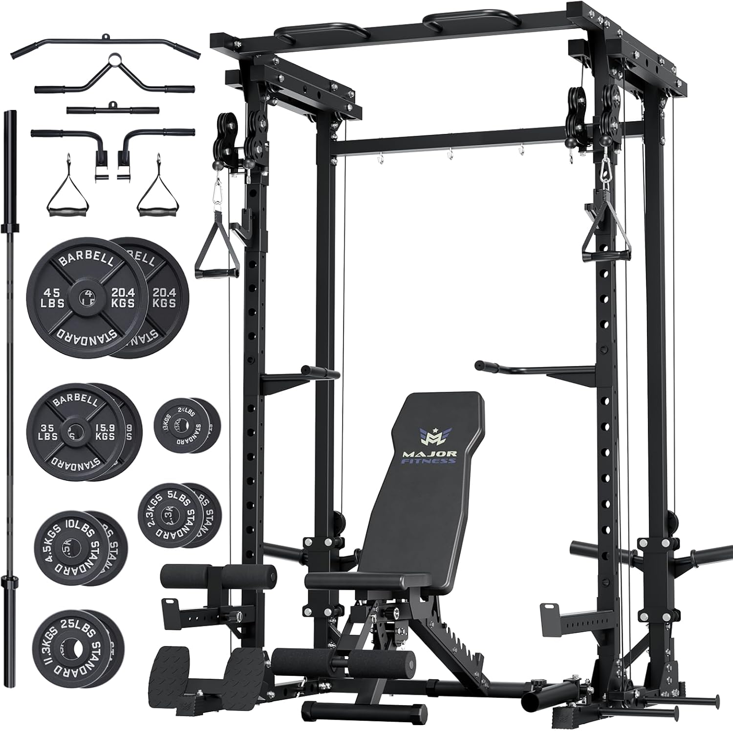 MAJOR FITNESS Drone3 Power Cage - Ultimate Home Gym Rack – GearMustHave