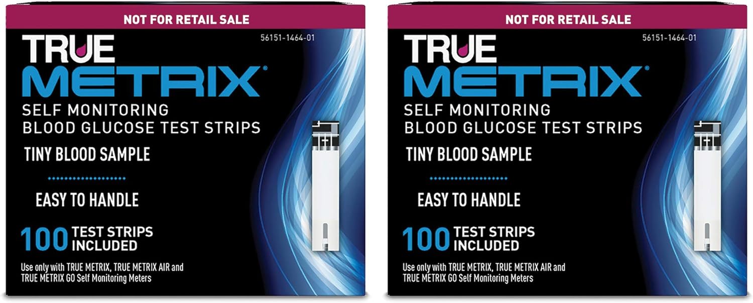 200 True Metrix Glucose Test Strips - Reliable Results! – GearMustHave