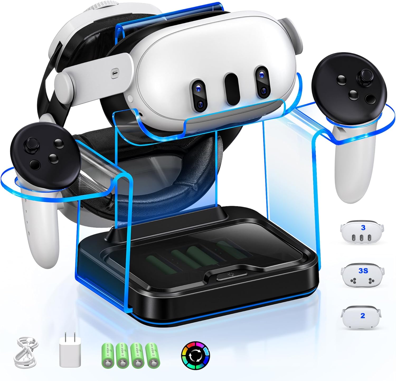 Fast Charge Dock for Meta Quest 2/3 + Controllers – GearMustHave