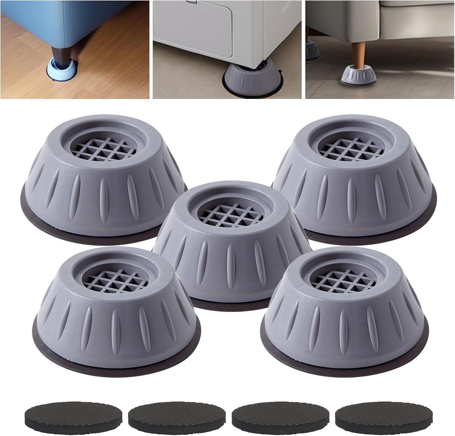 Anti Vibration Washing Machine Feet Set - Protect Floors! – GearMustHave