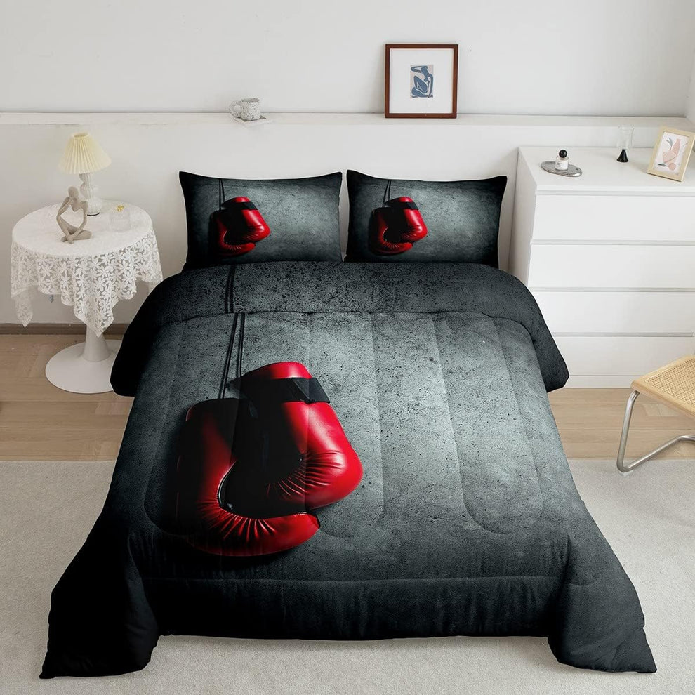 Boxing Theme Comforter Set - Pugilism Design – GearMustHave