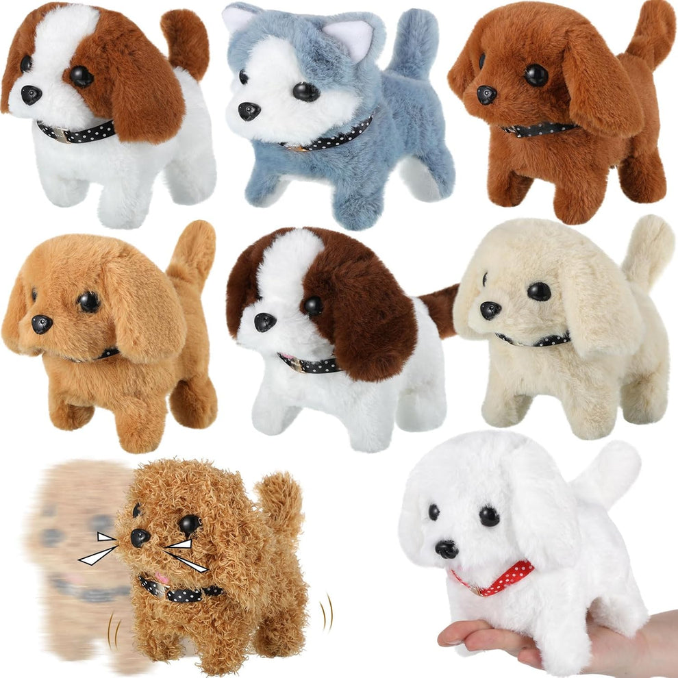 Rotatingpals Electric Plush Robot Dog - Interactive Fun! – GearMustHave