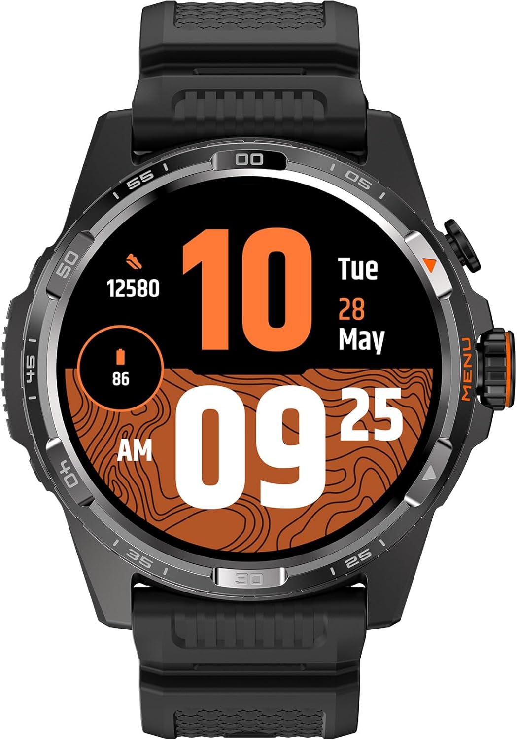 Military-Grade Smartwatch by Mobvoi: 90 Hrs Battery, 110+ Workout Mode ...