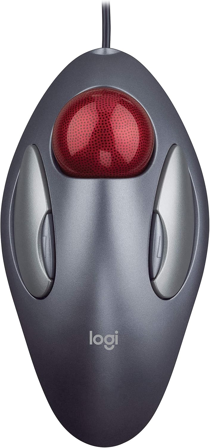 Logitech Trackball Mouse: Ergonomic 4-Button Precision – GearMustHave
