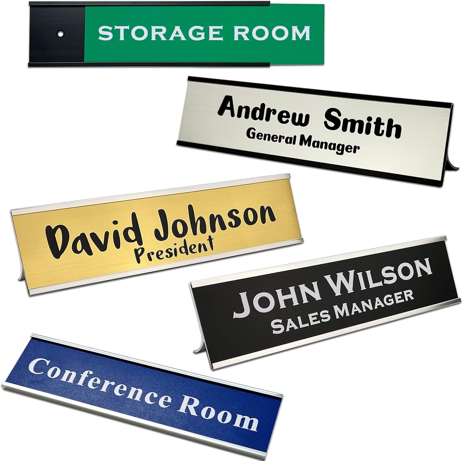 Custom Laser Engraved Desk Sign - Personalize Your Space – GearMustHave