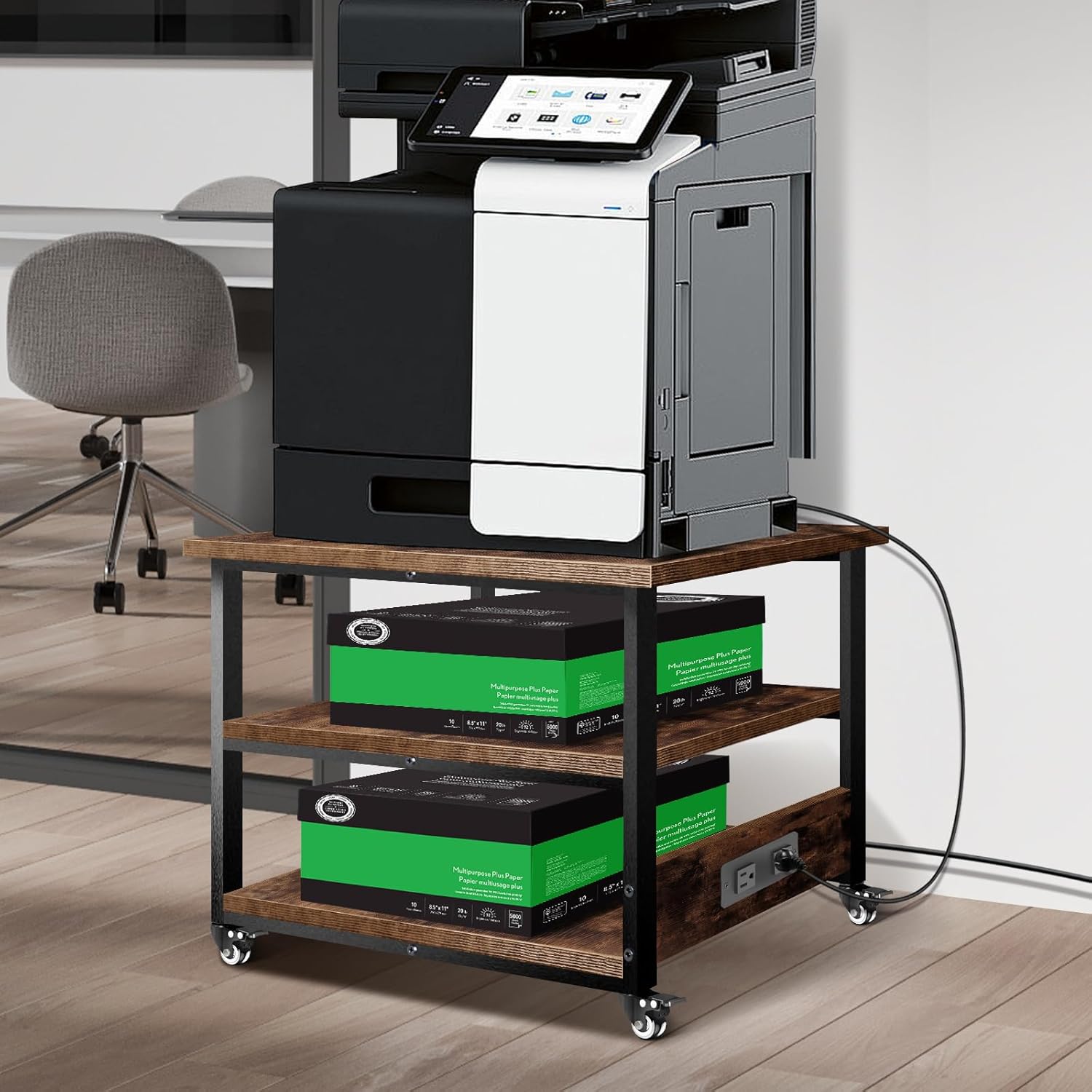 Obihivlo 3-Tier Printer Stand: Organize in Style – GearMustHave