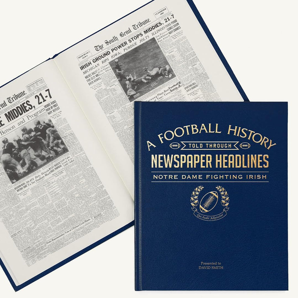 Personalized College Football History Book – GearMustHave