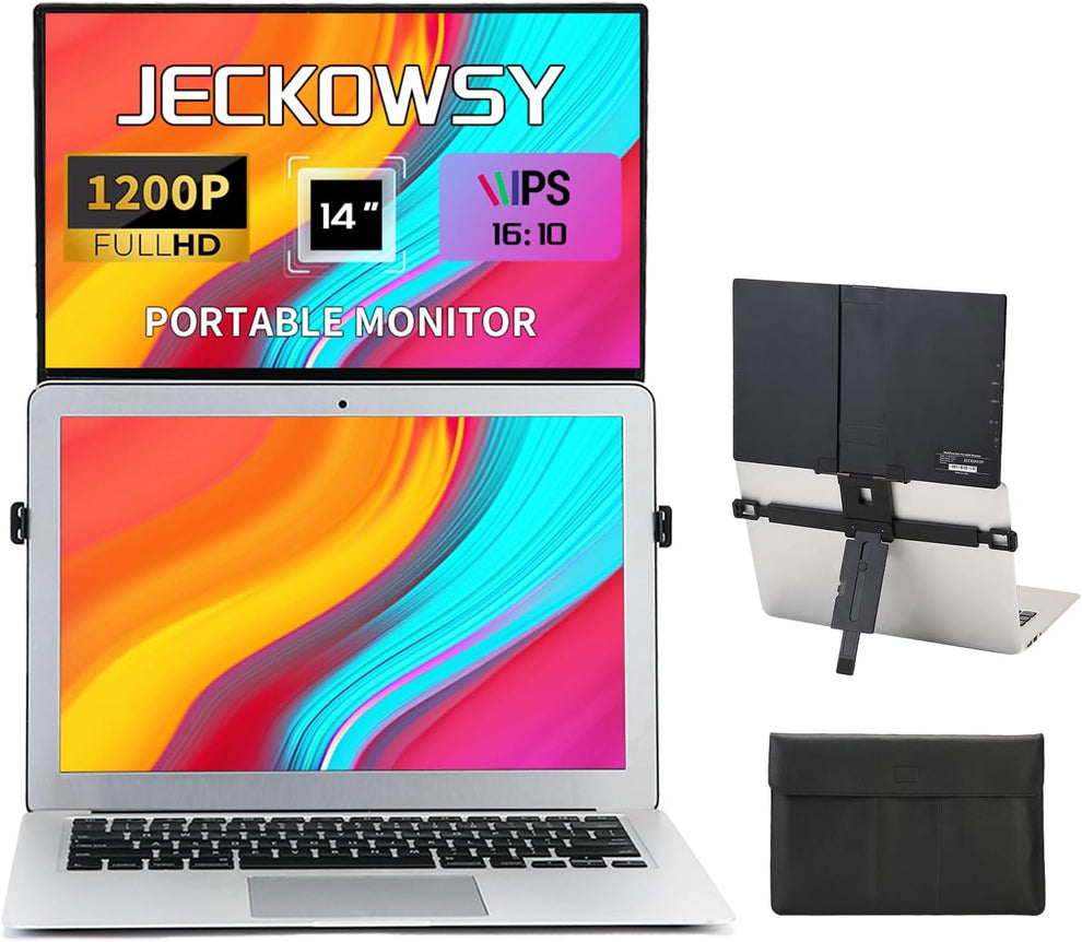 JECKOWSY Ultra-light Portable Monitor - Plug&Play Multidevice Support ...