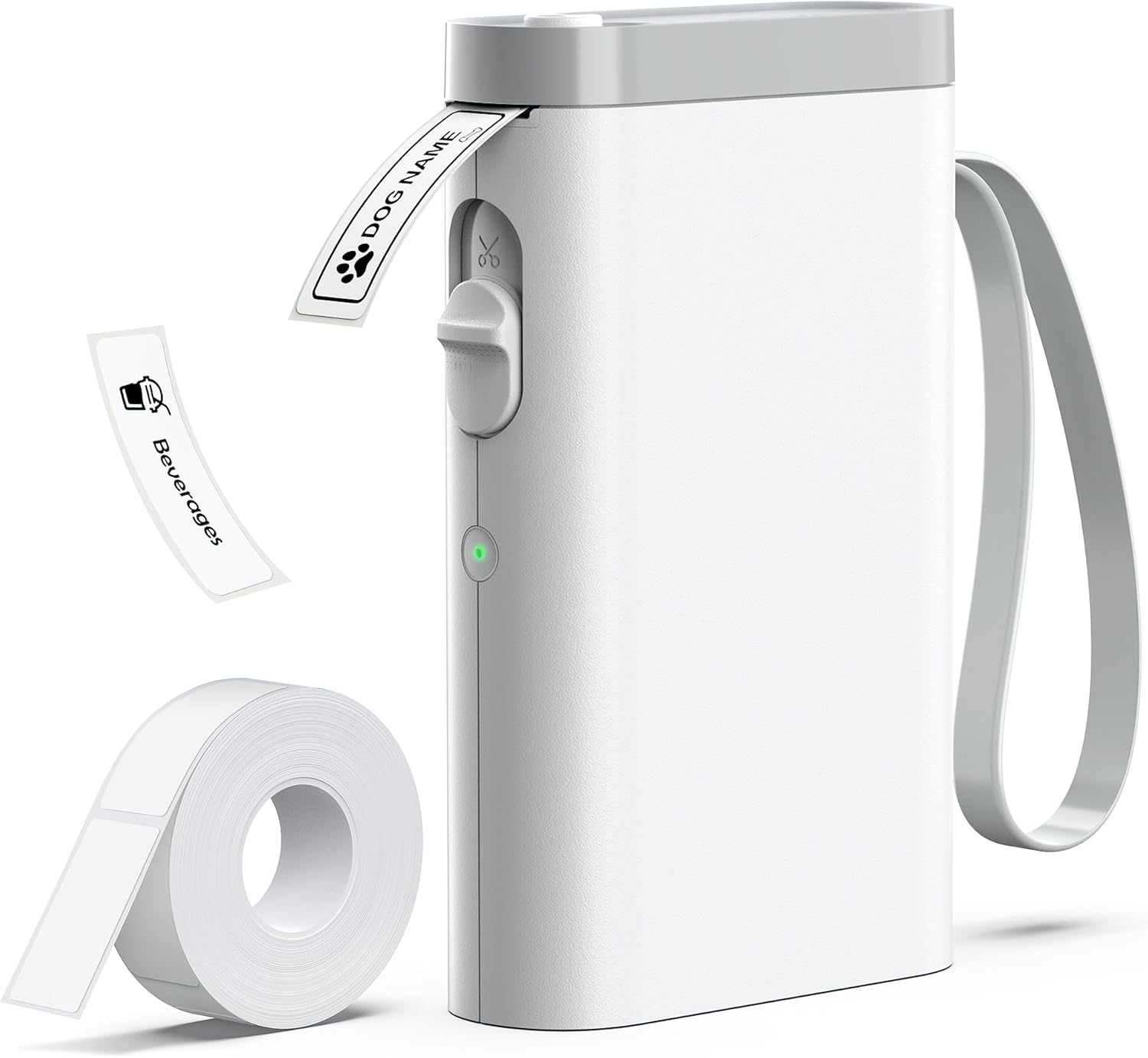Portable Bluetooth Label Maker - Built-in Cutter, Multiple Templates ...
