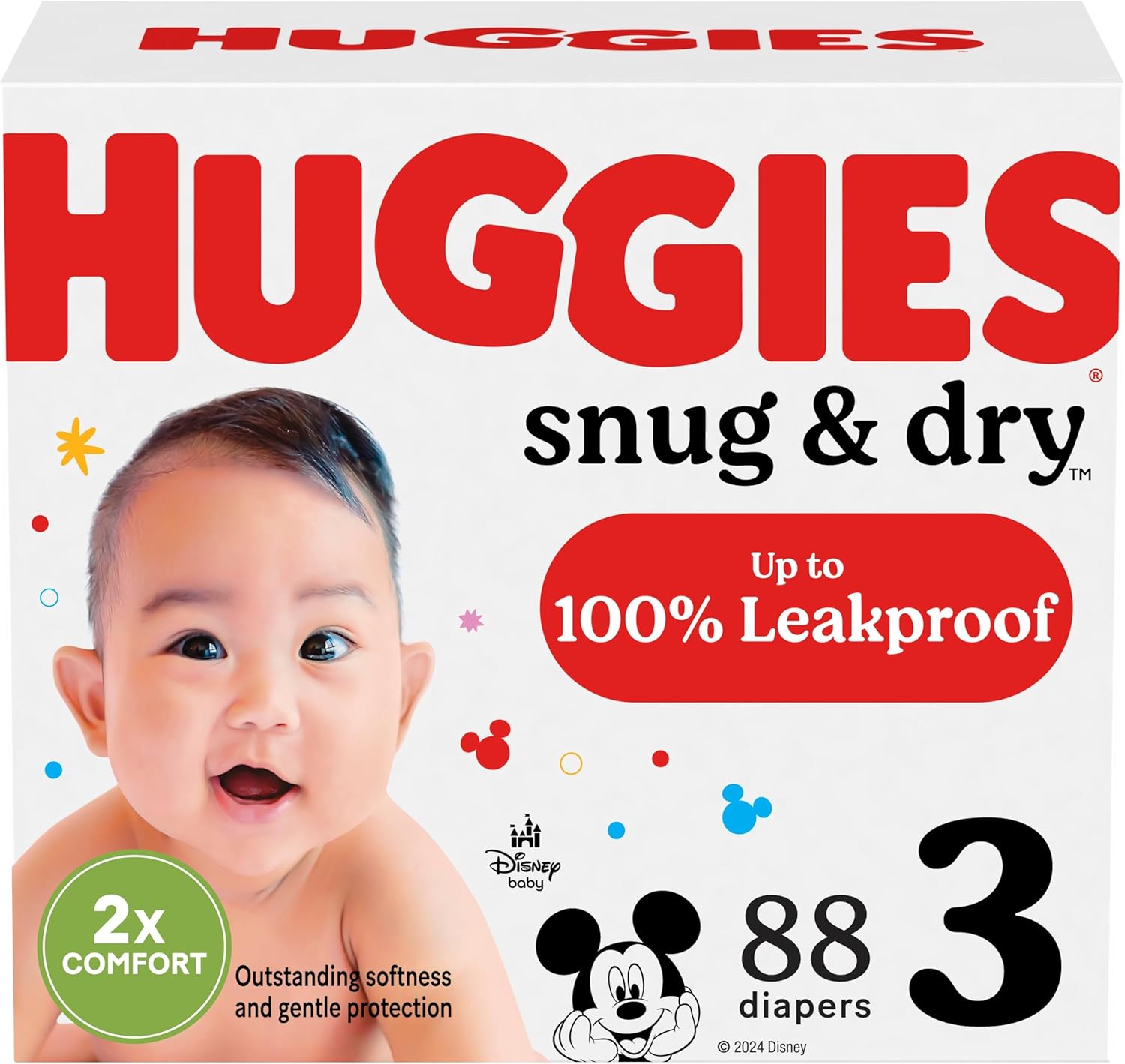 Huggies Snug & Dry Diapers Size 3, 88 Count – GearMustHave