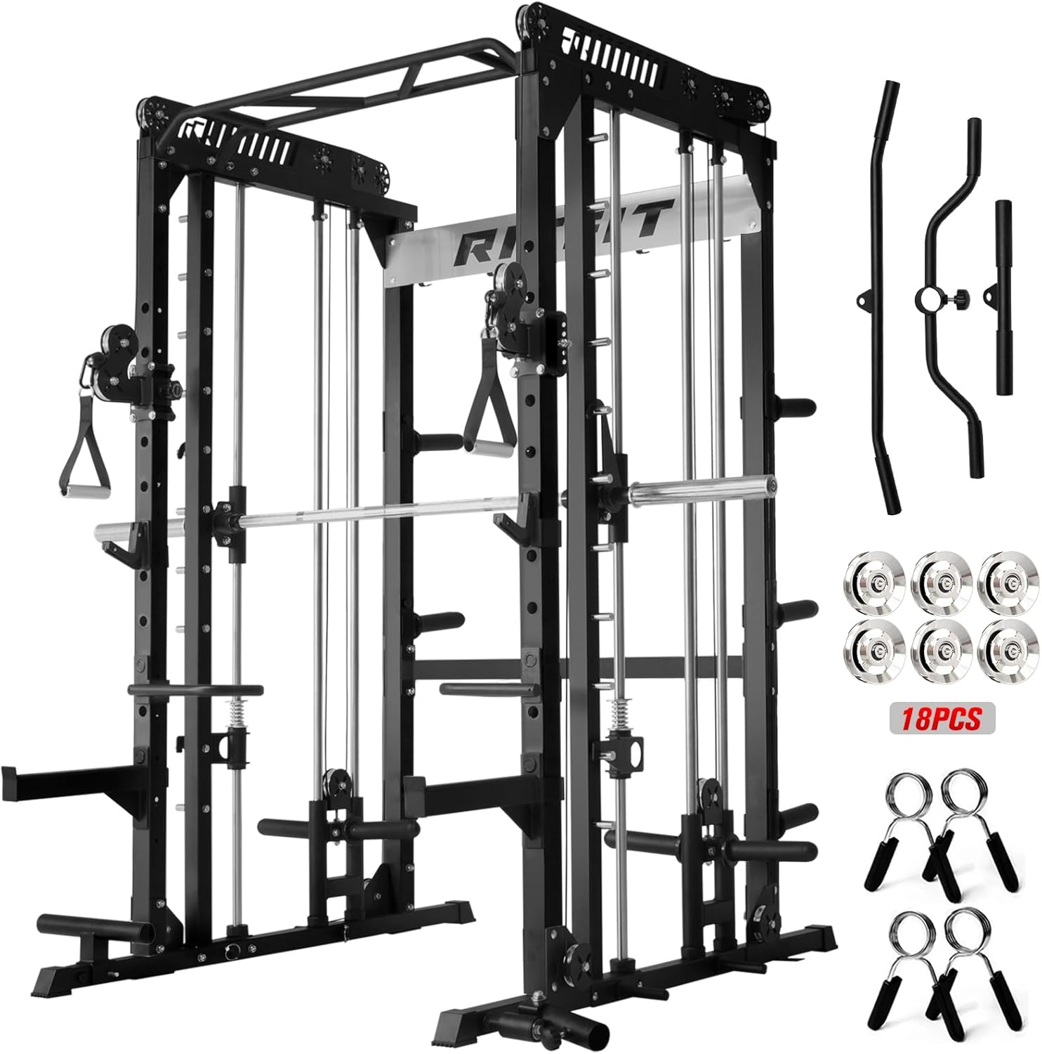 RitFit Smith Machine & Power Rack Combo – GearMustHave