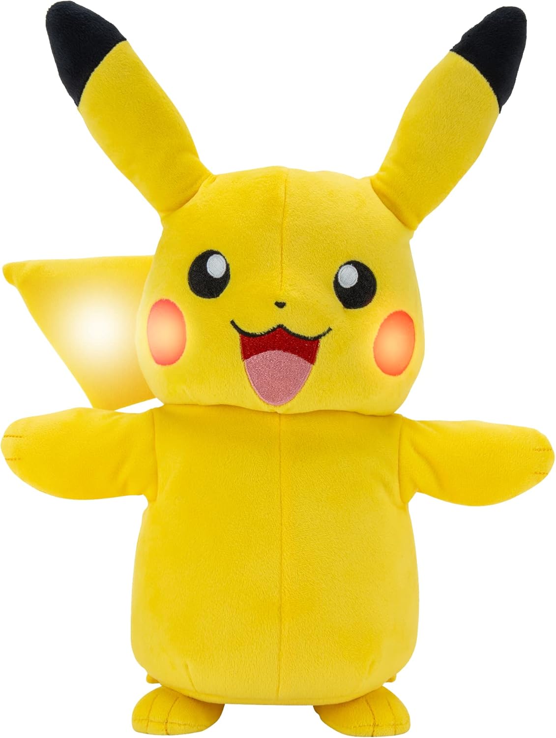 Pokemon Pikachu Electric Charge Plush - 10 Inch Interactive Thunder Fu ...