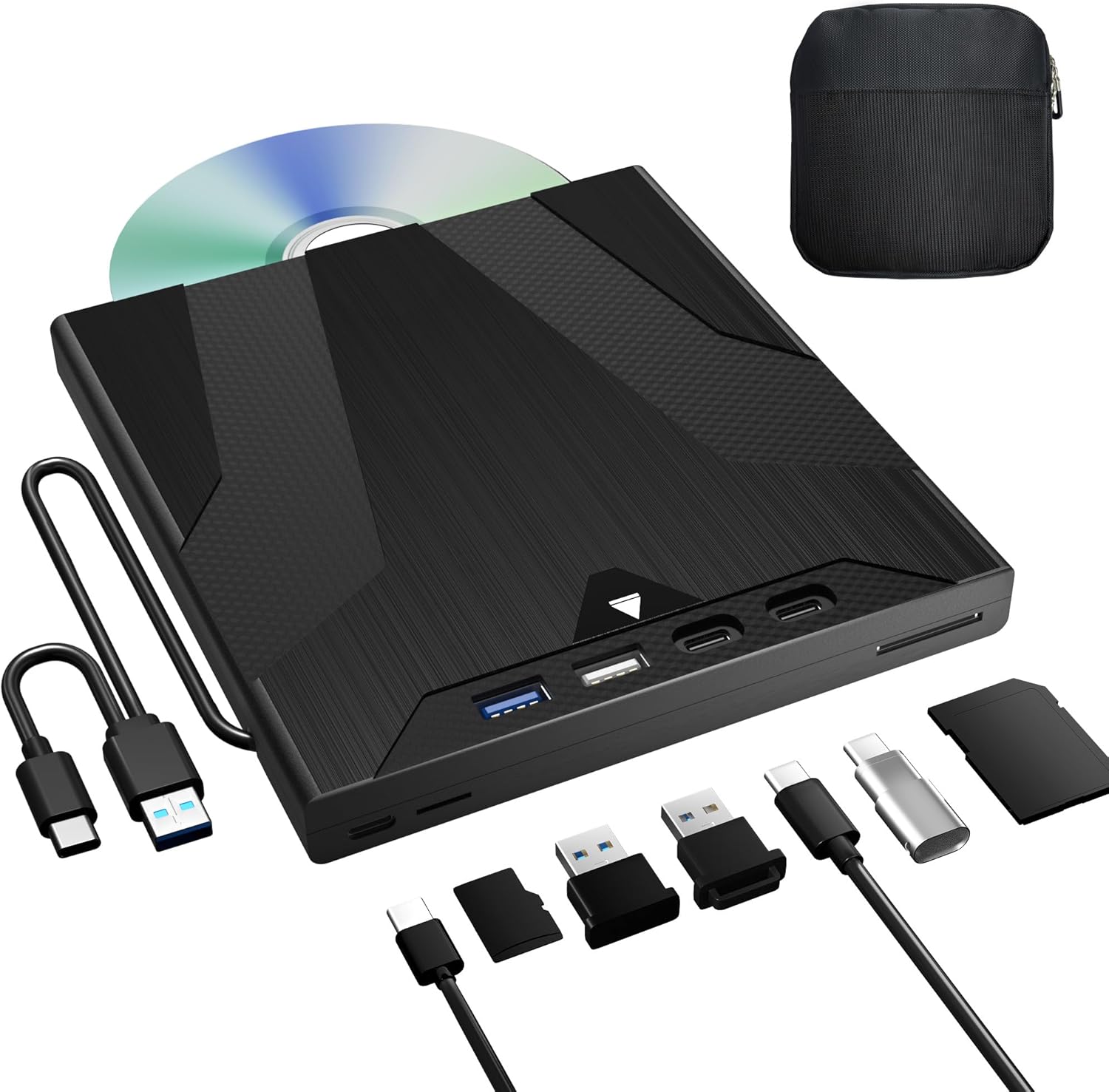 Portable 7-in-1 Blu Ray Drive - Ultimate Versatility! – GearMustHave