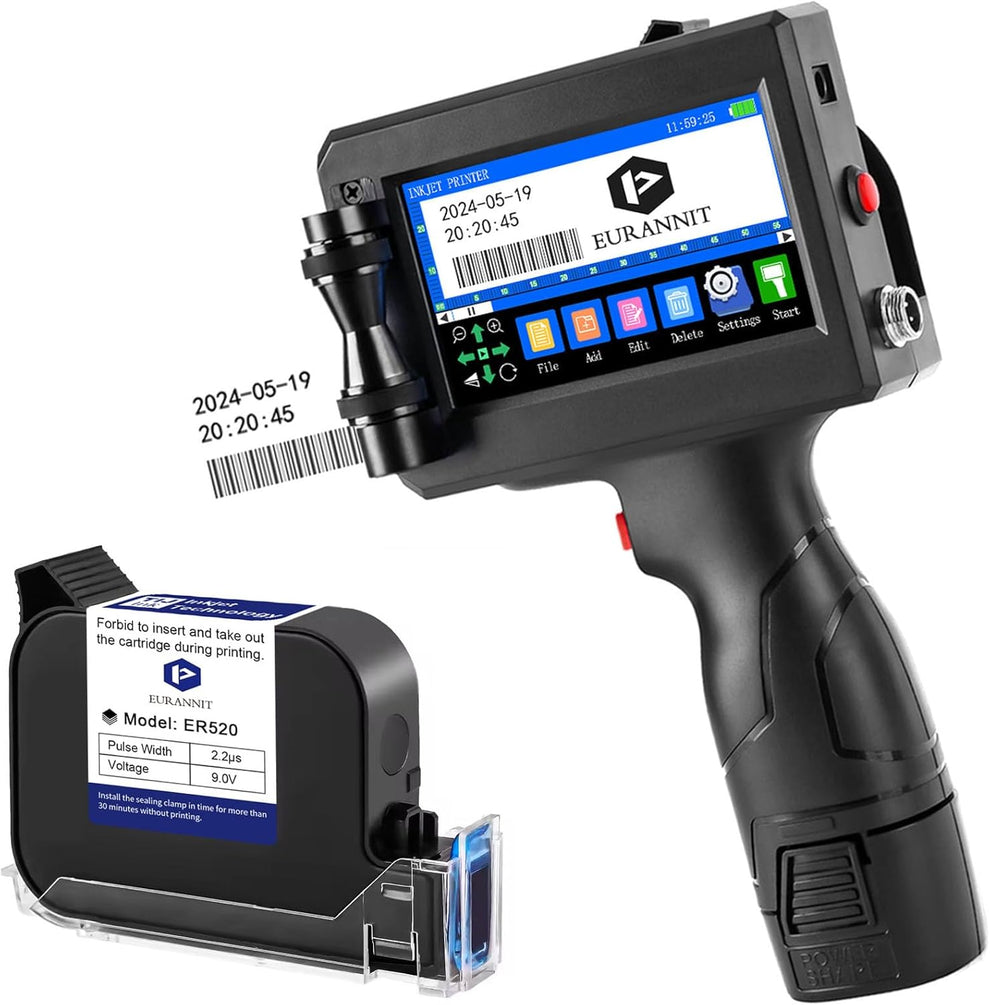 Eurannit Handheld Inkjet Printer: Portable & Versatile! – GearMustHave