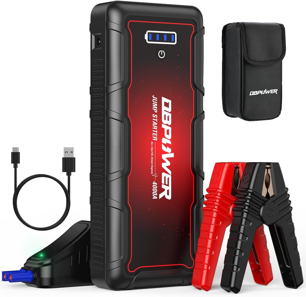 DBPOWER 4000A Jump Starter - Power Up Any Car! – GearMustHave