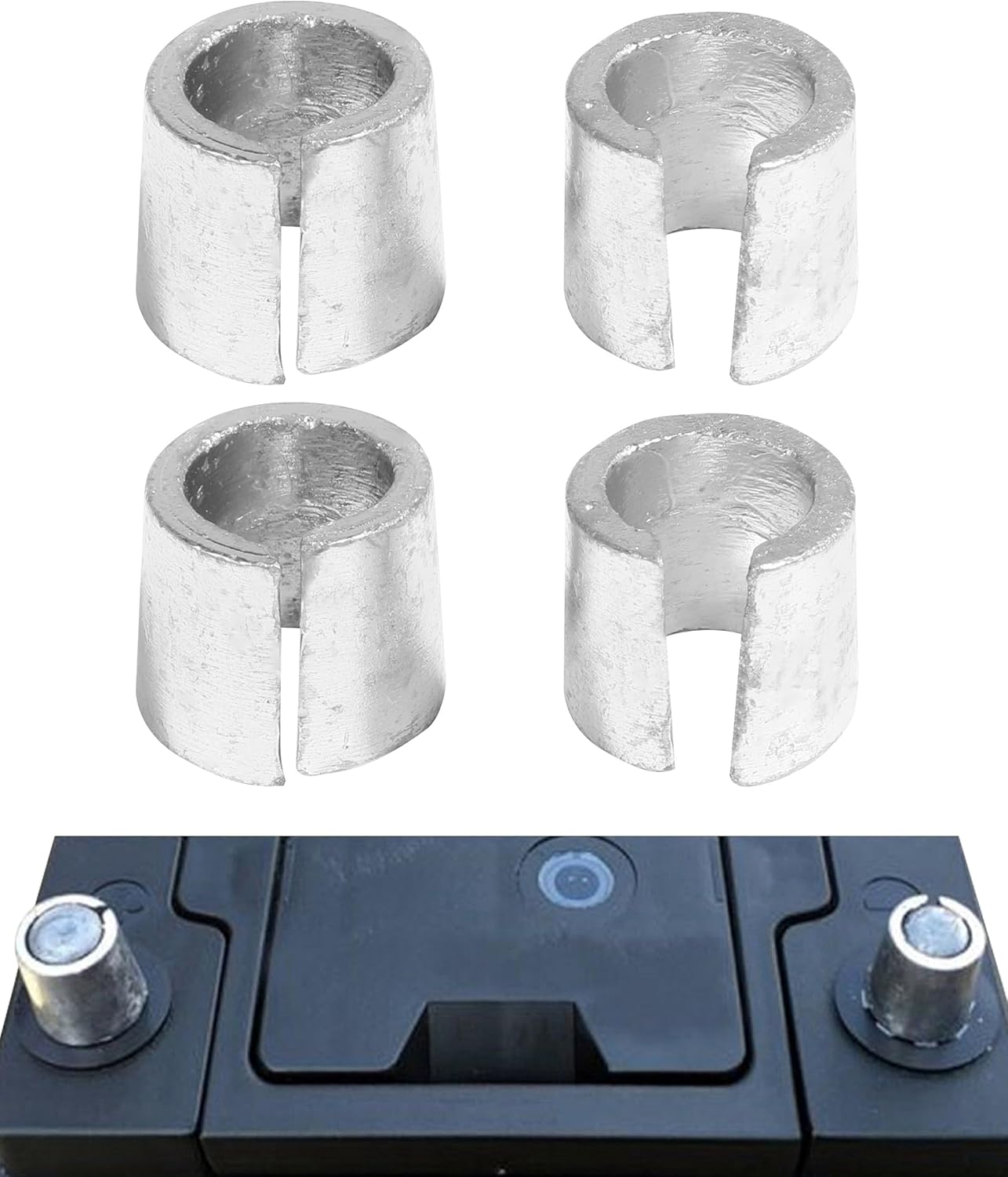RACOONA Battery Post Shims Set - Car Accessory Power Solution ...