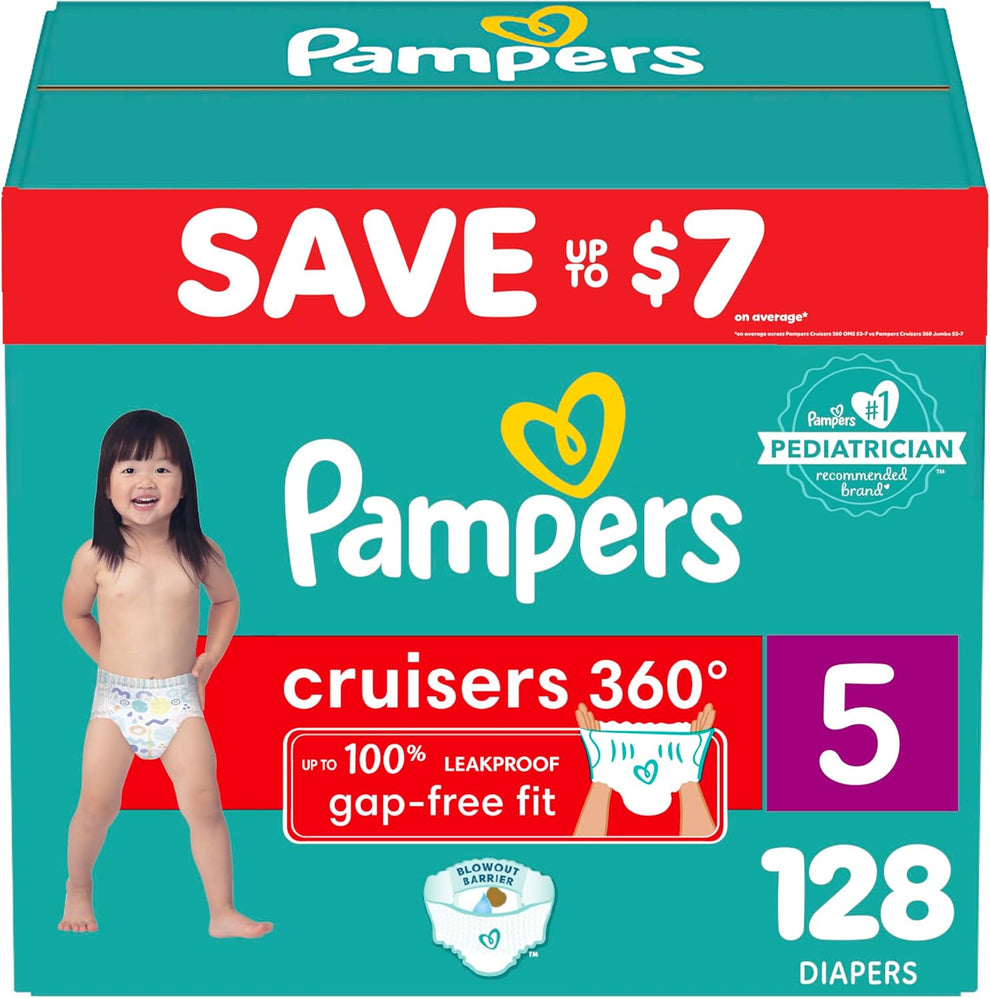Pampers Cruisers 360 Size 5 - 100% Leakproof Pull-On Diaper – GearMustHave