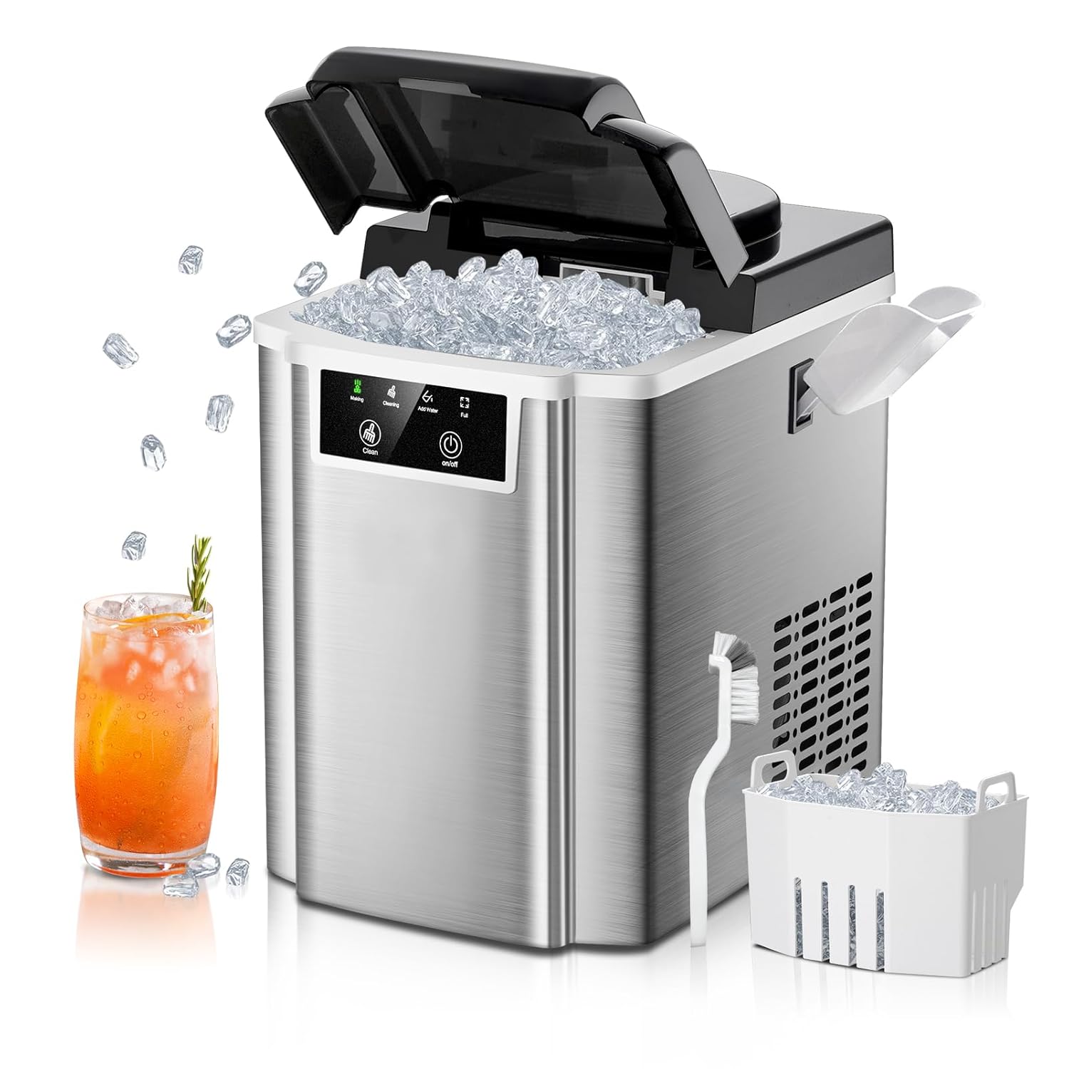 TOTTE Nugget Ice Maker: Soft Chewable Ice, 38lbs/Day – GearMustHave