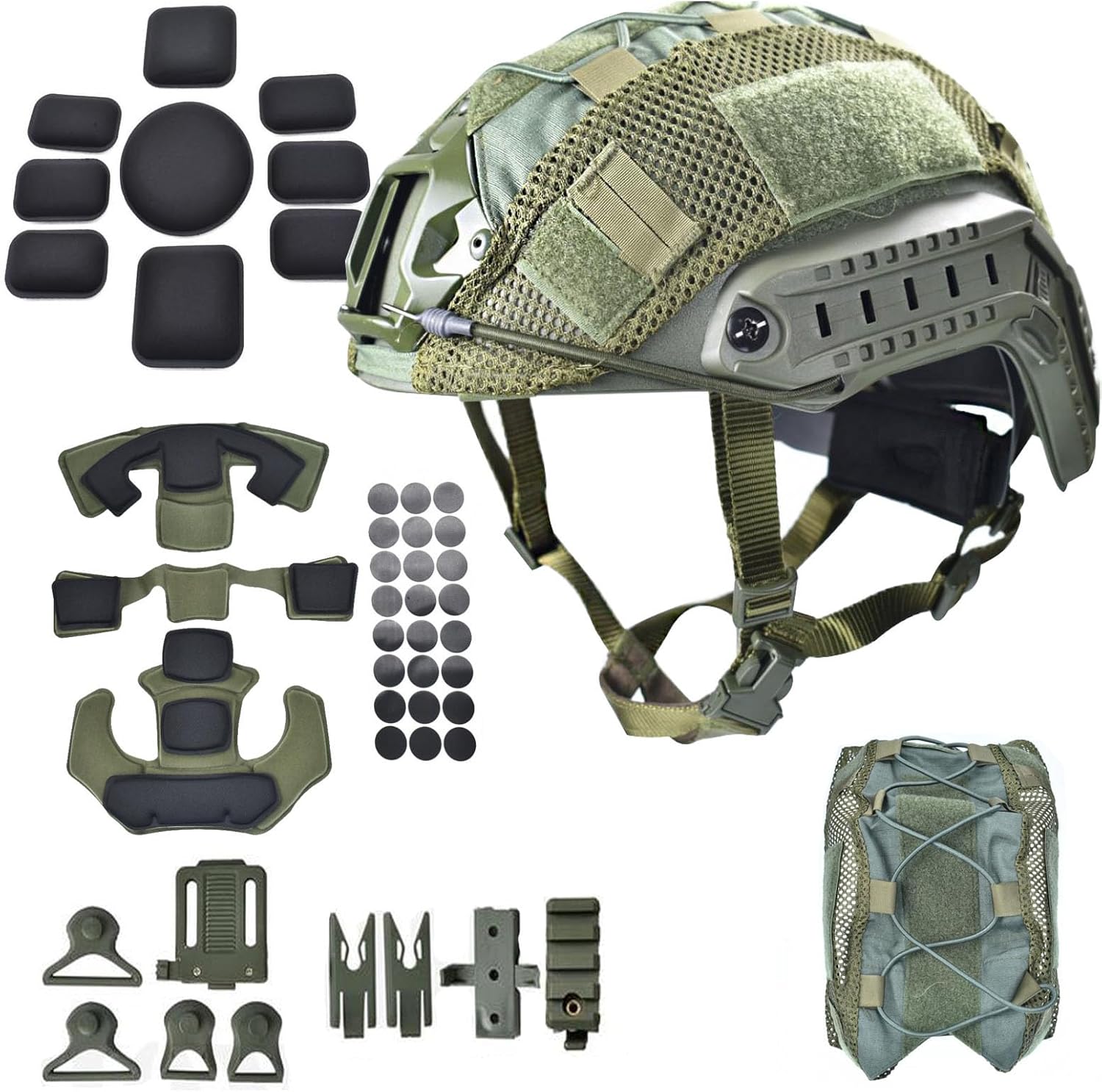 Adjustable Tactical Fast Helmet Set - Hdlsina – GearMustHave