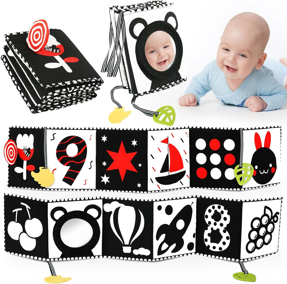 High Contrast Baby Book: Boost Brain Development – GearMustHave