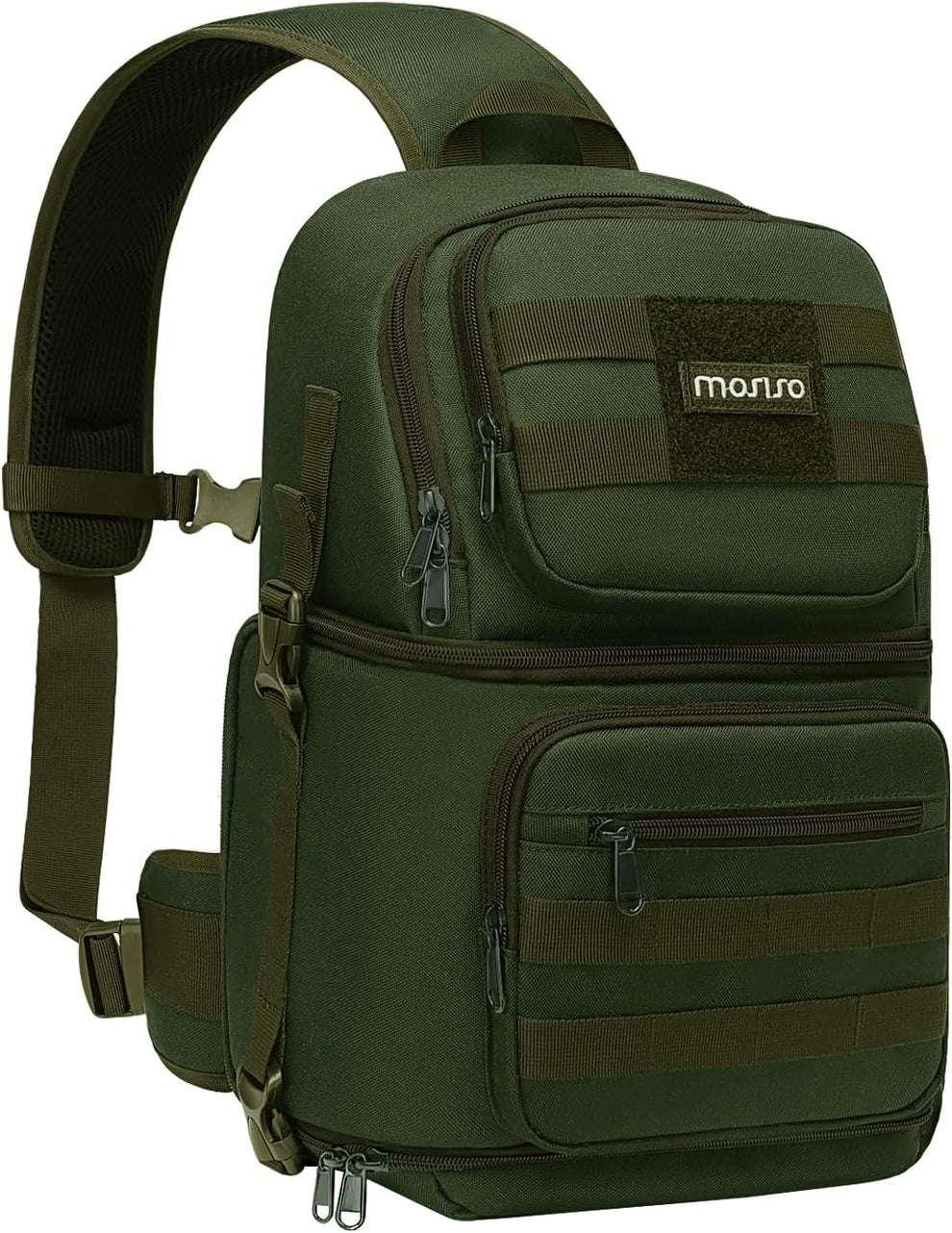 Mosiso Tactical Camera Sling Pack - Quick Access & Customizable ...