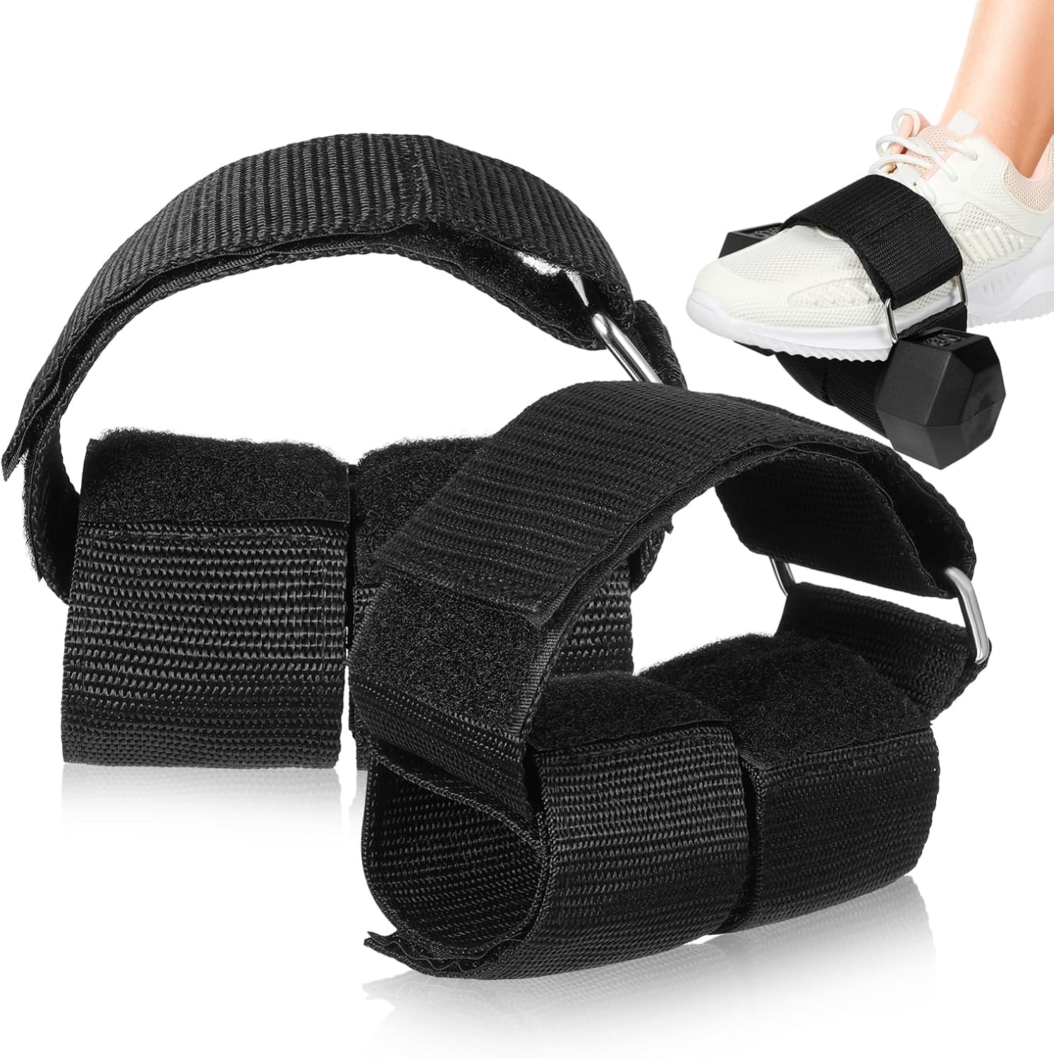 Kisangel Dual Dumbbell Foot Straps - Enhanced Leg Workout! – GearMustHave