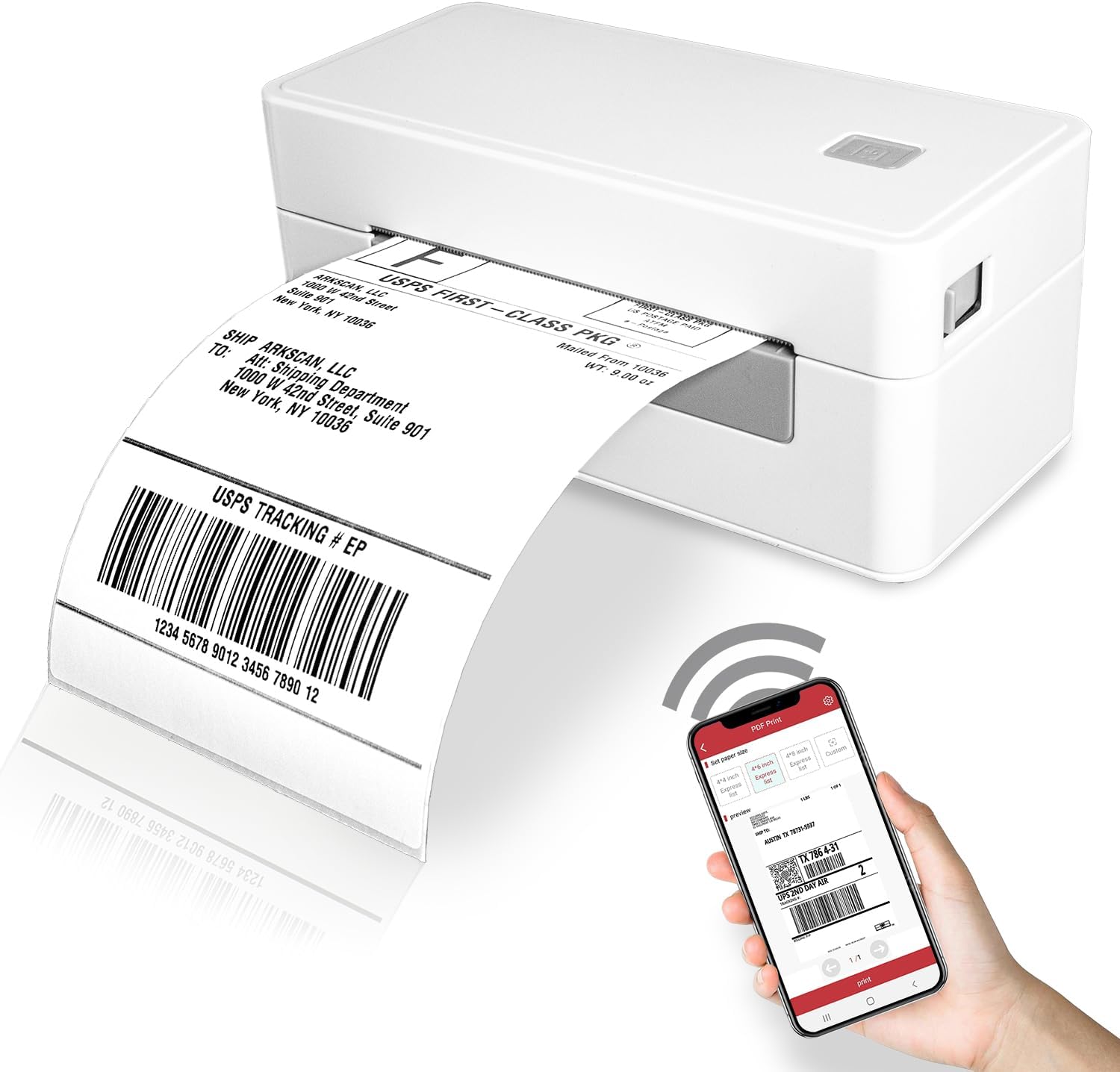 Wireless Shipping Label Printer by Arkscan – GearMustHave