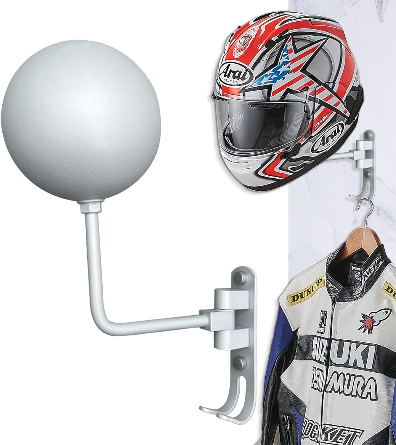 Space-Saving Helmet Wall Rack | Dr.DJ – GearMustHave