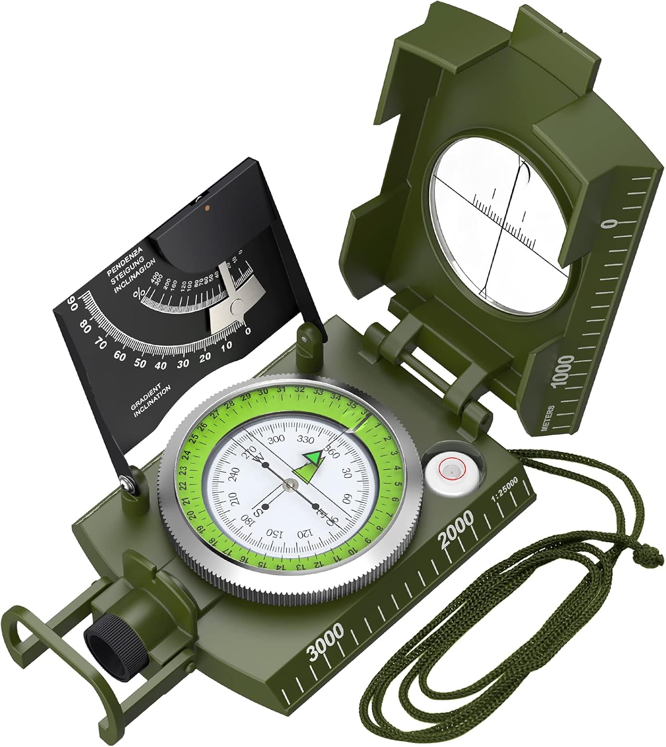 Proster IP65 Lensatic Sighting Compass - Navigate with Precision ...