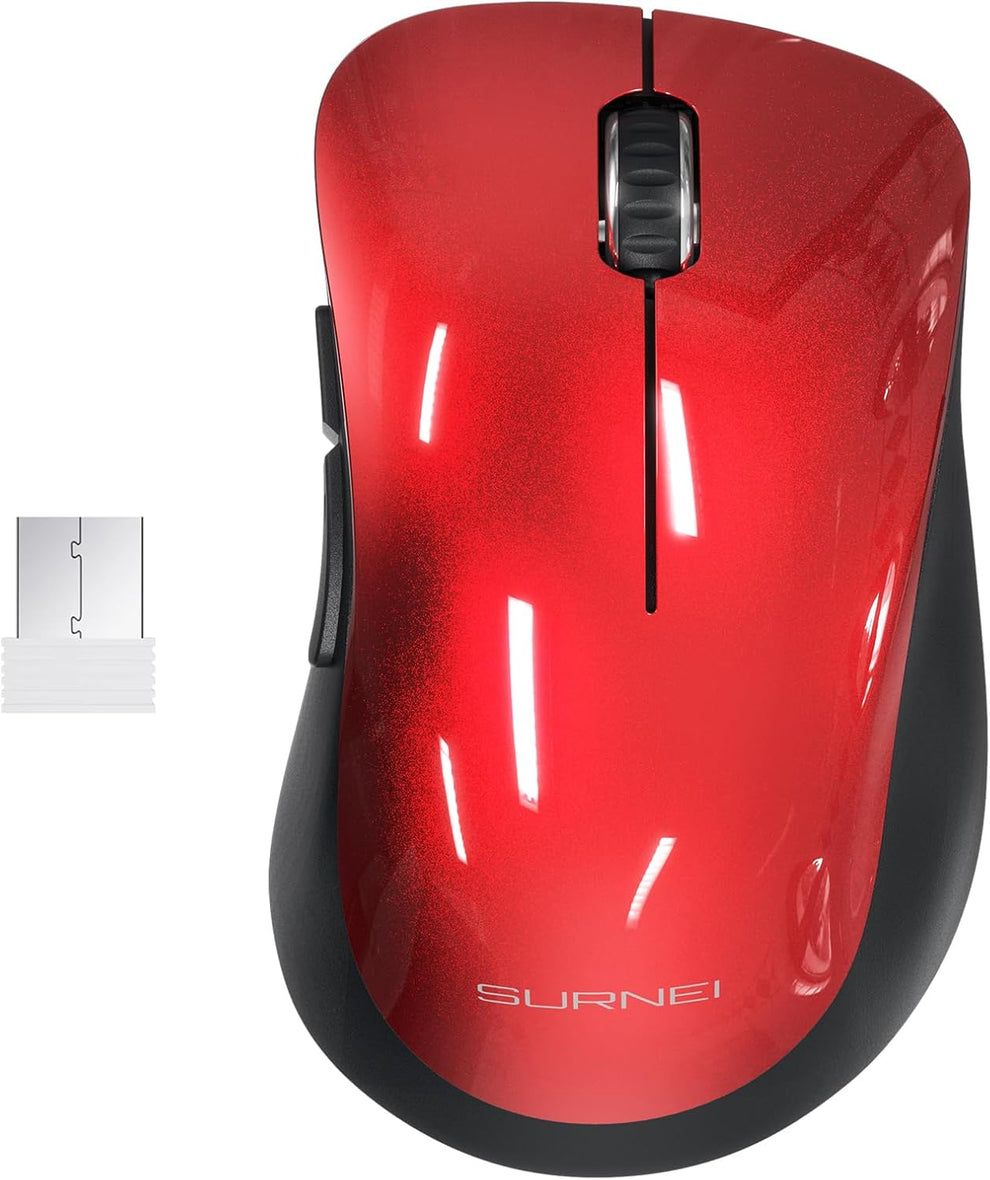 Silent Wireless Mouse, Ergonomic 1200 DPI - SURNEI – GearMustHave