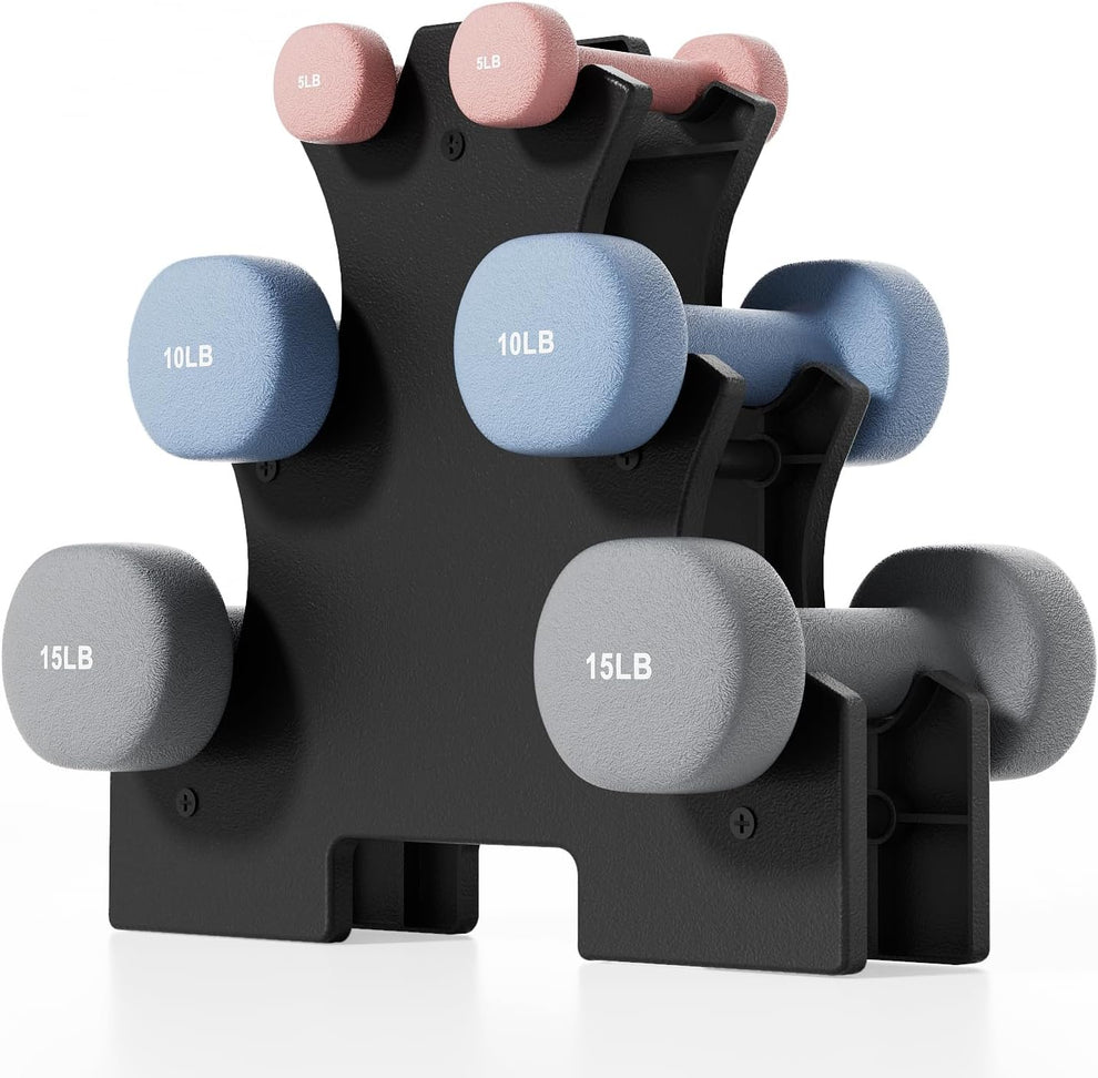 Compact 3-Tier Dumbbell Rack Organizer – GearMustHave