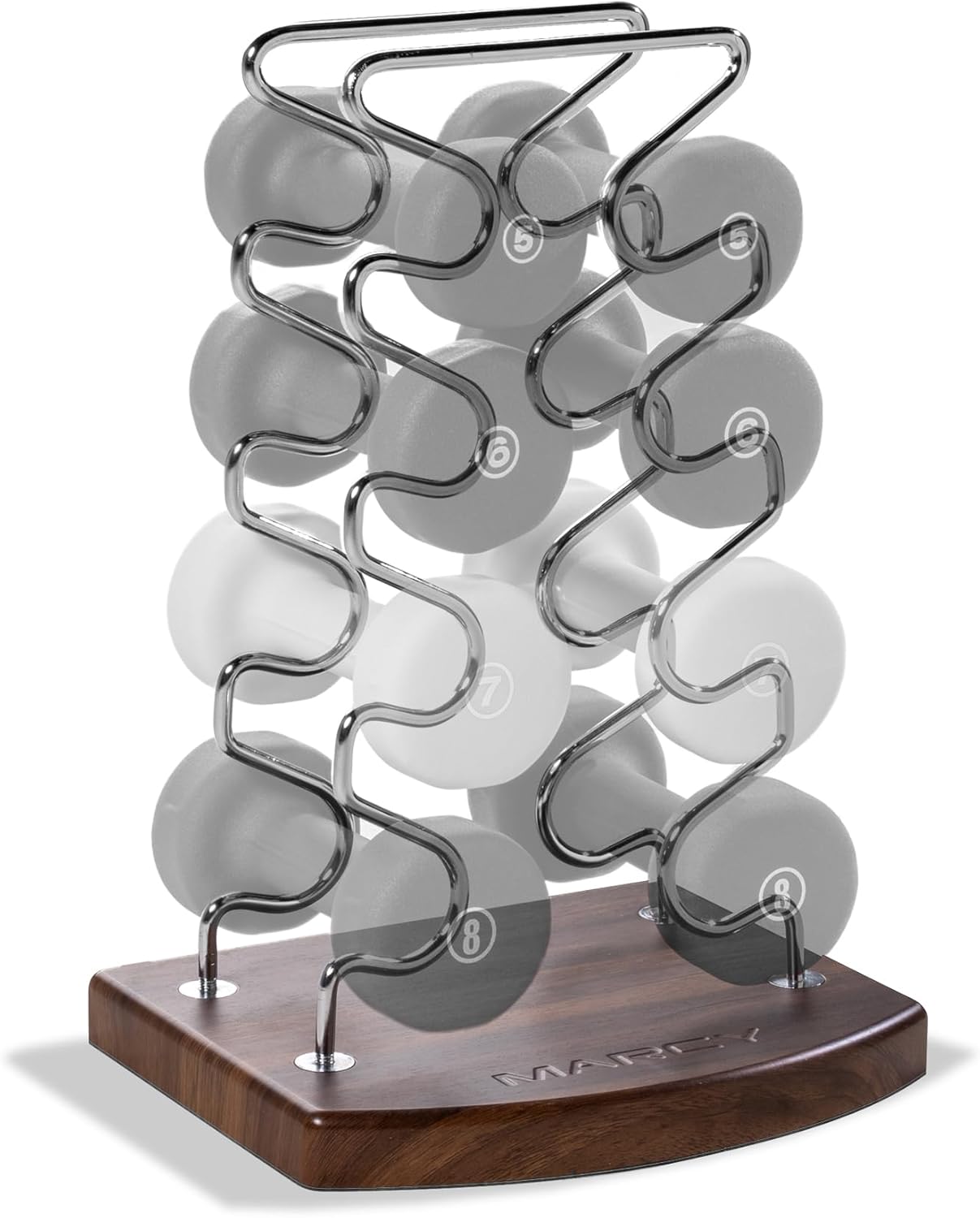 Marcy 4-Tier Dumbbell Rack for Stylish Storage – GearMustHave