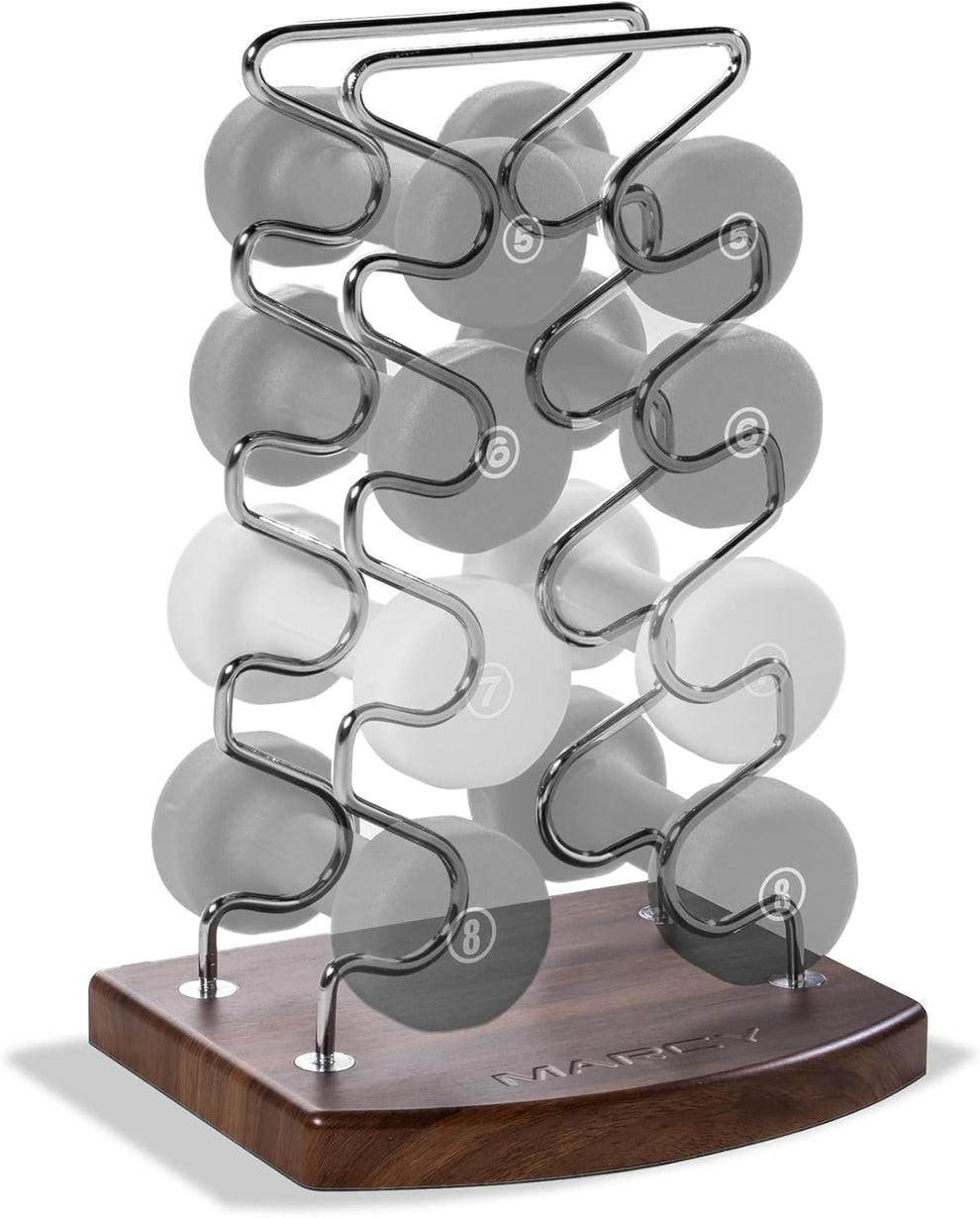 Marcy 4-Tier Dumbbell Rack for Stylish Storage – GearMustHave