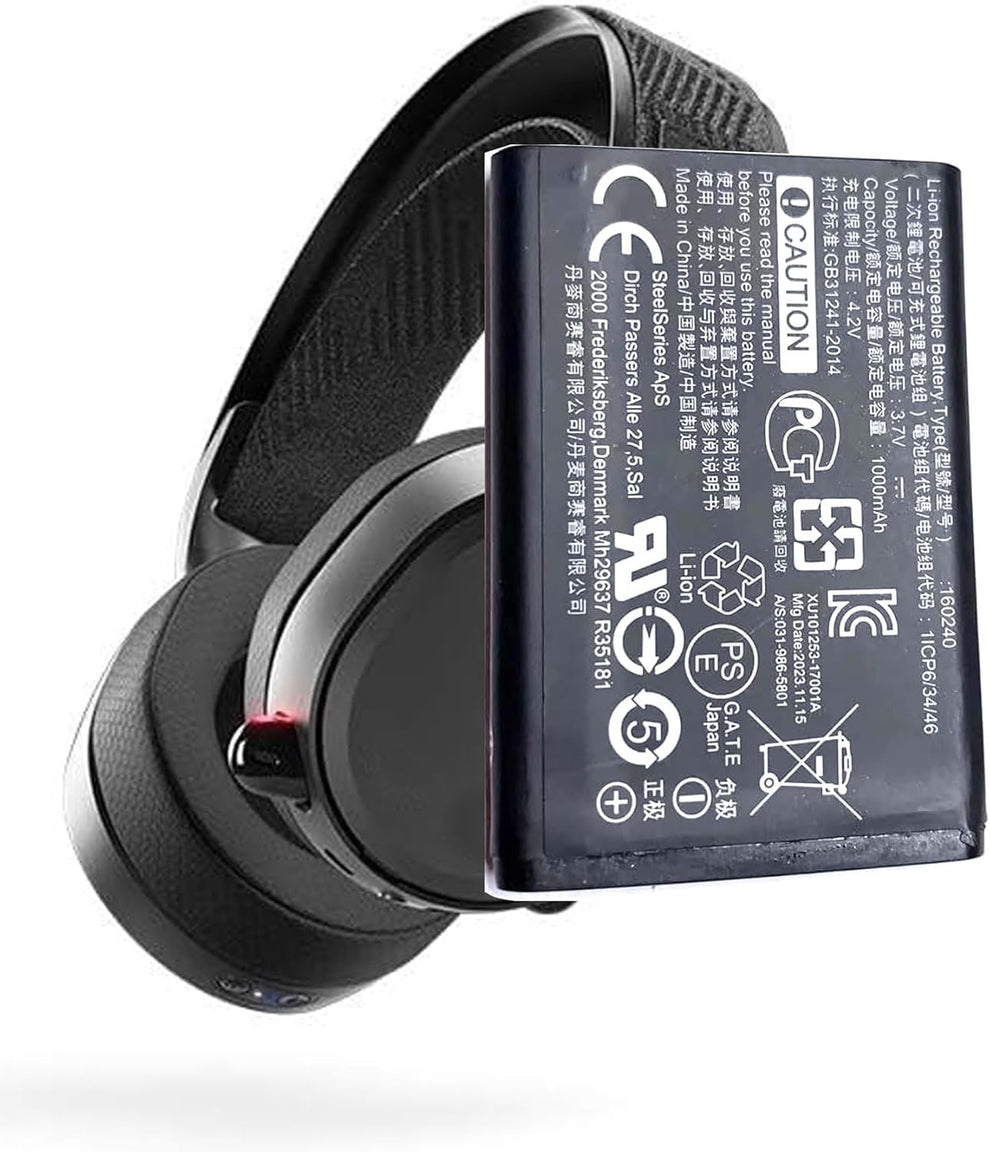 Long-lasting 1000mAh Battery for SteelSeries Arctis Pro – GearMustHave